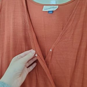 Universal Thread | Dresses | Universal Thread Faux Wrap Orange Dress ...